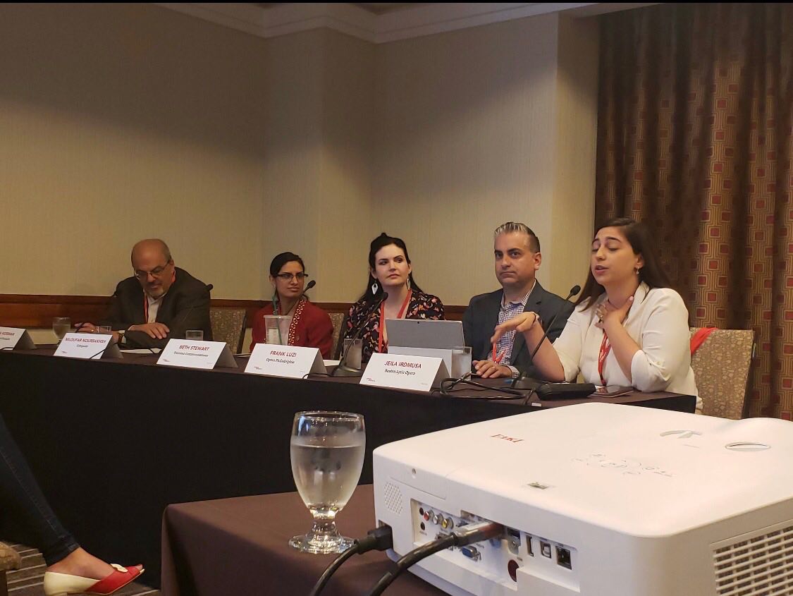 Niloufar at Opera Amercia Conference – Nilou Nour | Composer Pianist